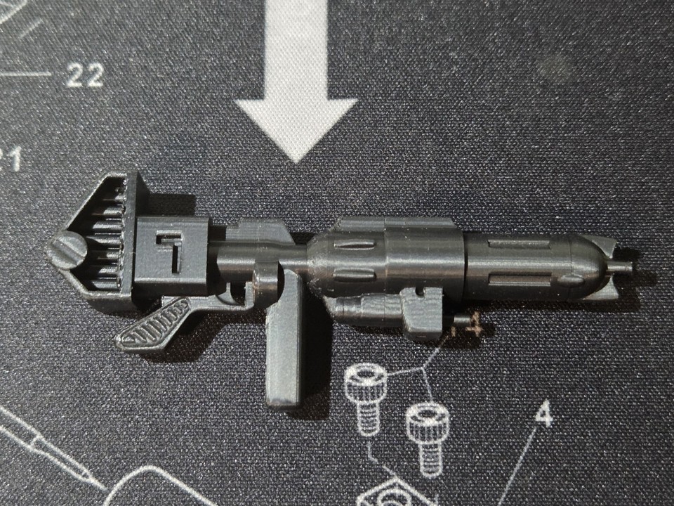 3D Printed Transformers G1 Optimus Prime Bloated Gun & Fist Set Left ...
