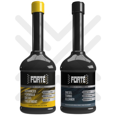Forte Advanced Formula Diesel Treatment 400ML & Forte Turbo Cleaner ...