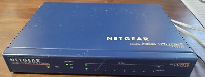 Netgear FVS318 ProSAFE 8-Port Gigabit VPN Firewall 10/100/1000 Mbps LAN ...