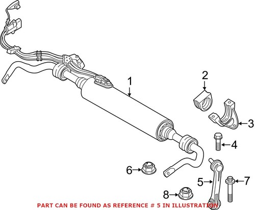 Genuine OEM Rear Suspension Stabilizer Bar Link Kit For BMW 33506869096 ...