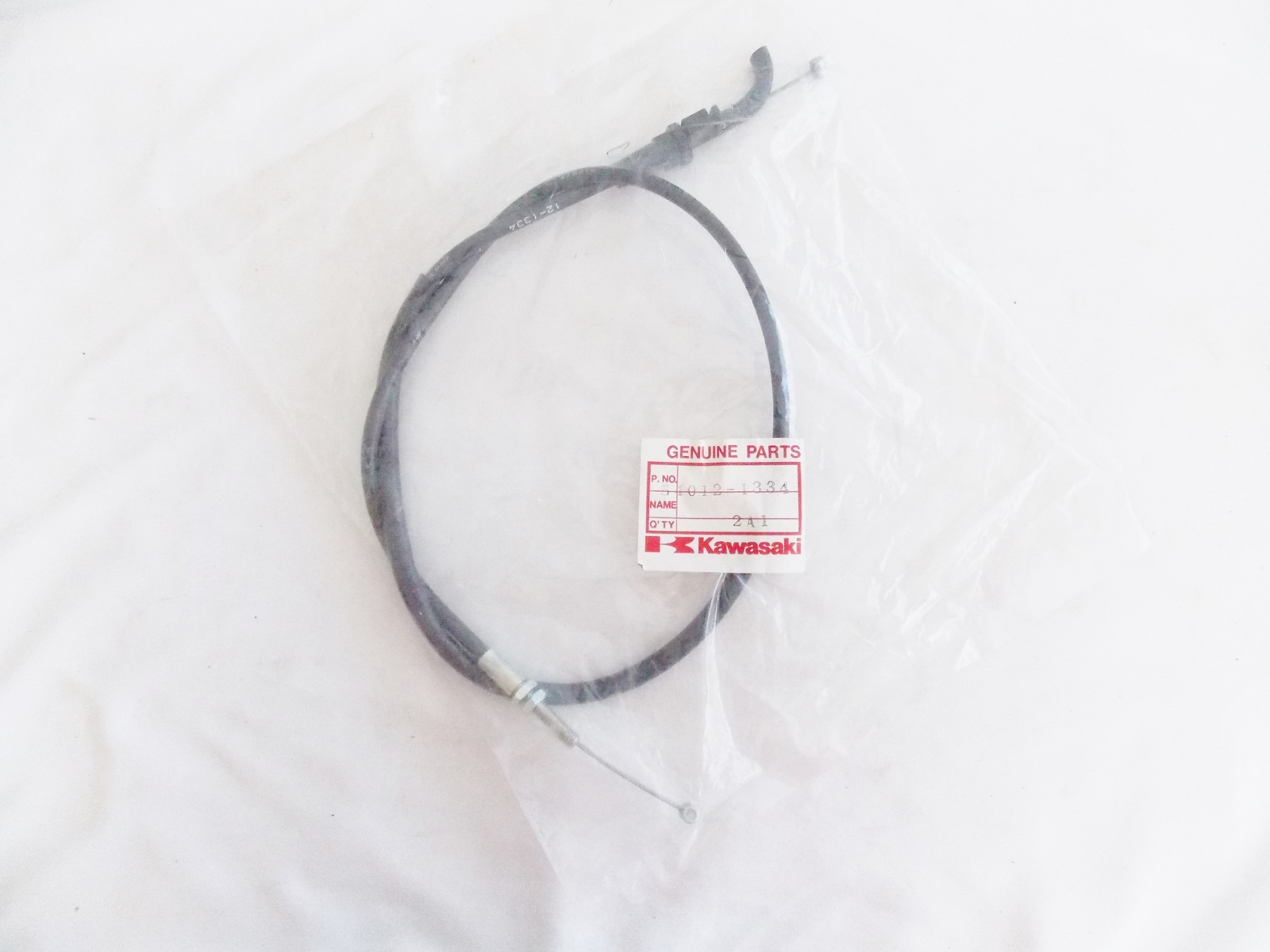 NOS Kawasaki Motorcycle Throttle Cable 54012-1334 Ex500 54012-0058 for ...