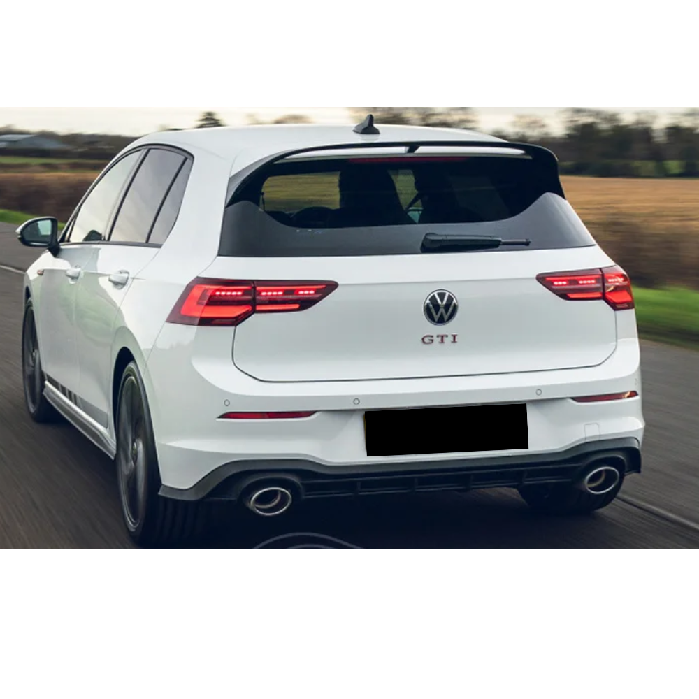 Gloss Black Rear Wing For Volkswagen MK8 GTI & R CS Style VM Boot ...