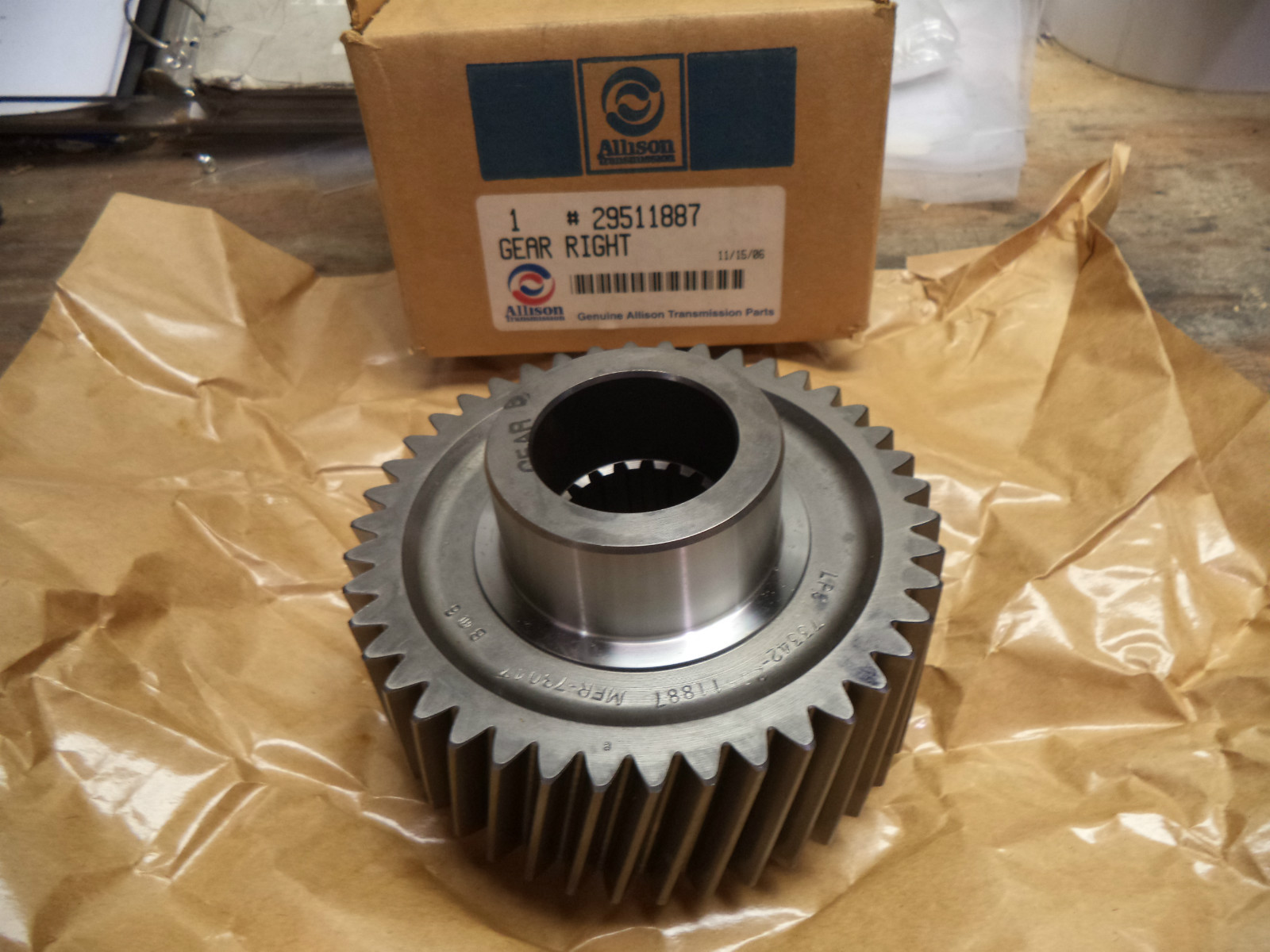 Allison V730 V731 V732 Transmission Right Gear 29511887 | eBay