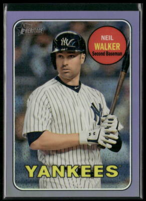 2018 Topps Heritage #THC-708 Neil Walker Chrome Purple Refractor | eBay