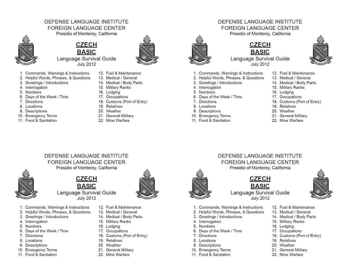 Basic Czech Words Teach You Basic Phrases In Czech Language In 15