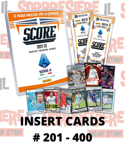 Panini Score Série À 2022-2023 Insert Cards de votre choix #201 - 400 ...