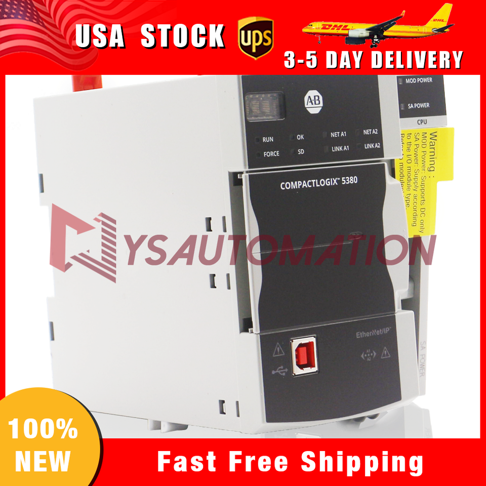 Factory Sealed Allen bradley 5069-L306ER CompactLogix 600KB Enet ...