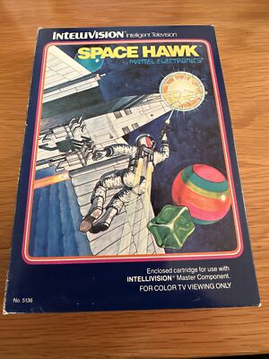 Intellivision video Space Hawk Boxed With Manual & 2 Overlays | eBay UK