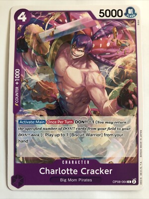 One Piece CCG Two Legends Charlotte Cracker OP08-064 NM | eBay