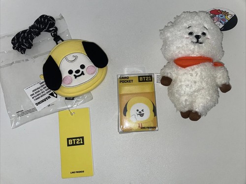 BT12 Line Friends Lot Includes: Mini Pouch, Card Pocket, & Plush | eBay
