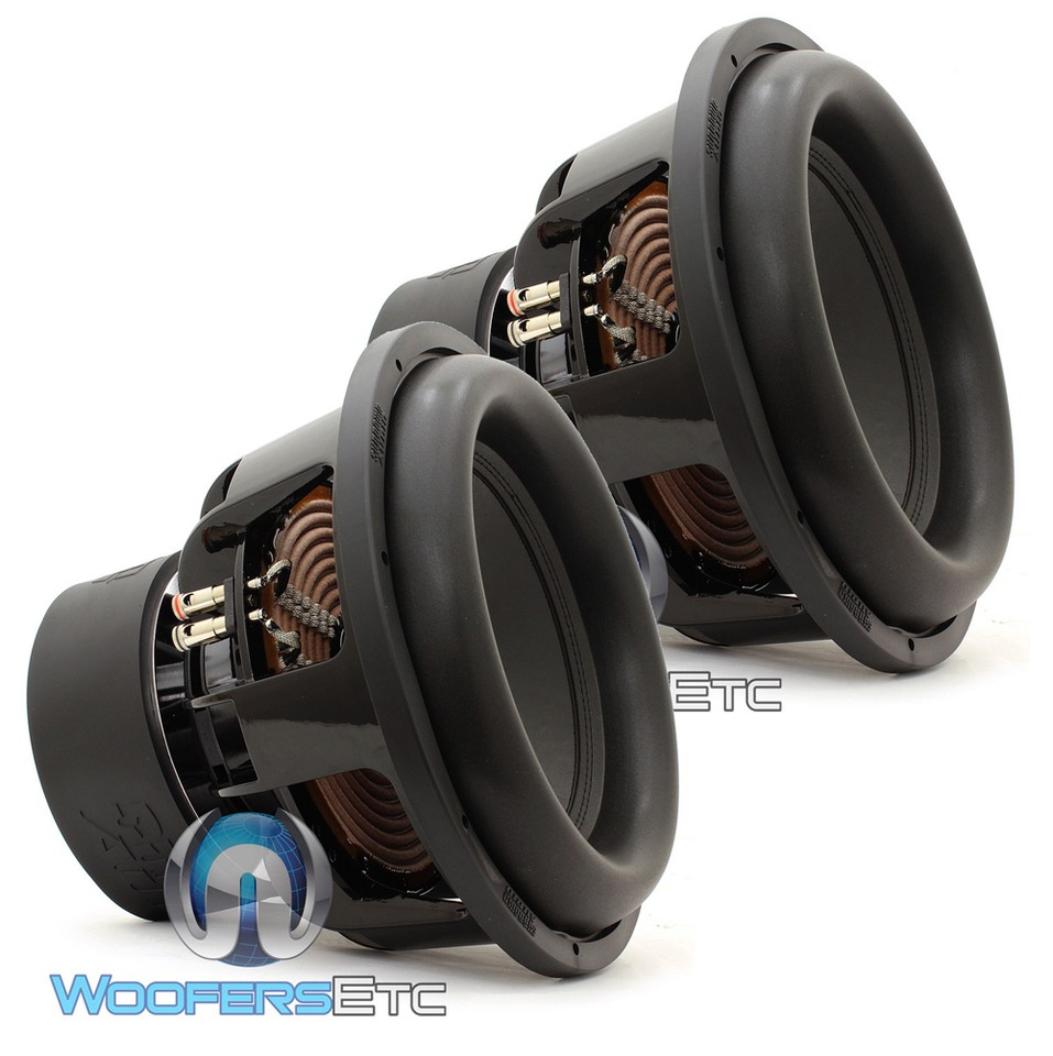 (2) SUNDOWN AUDIO X-15 V.3 D2 15" DUAL 2-OHM 2000W RMS SUBWOOFERS BASS ...