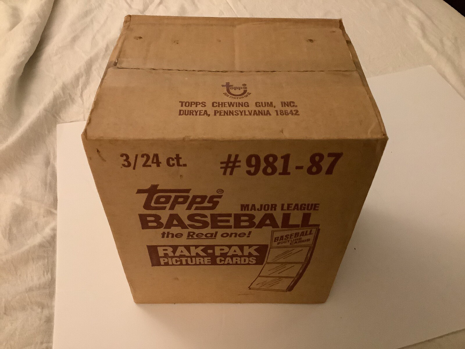 1987 Topps Baseball Rack Pack Case (3) 24ct. Boxes | eBay