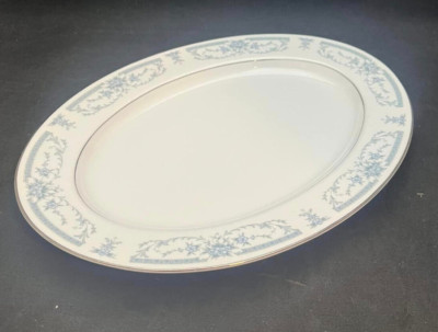 Sheffield Blue Whisper Medium Platter - Japanese Fine China | eBay
