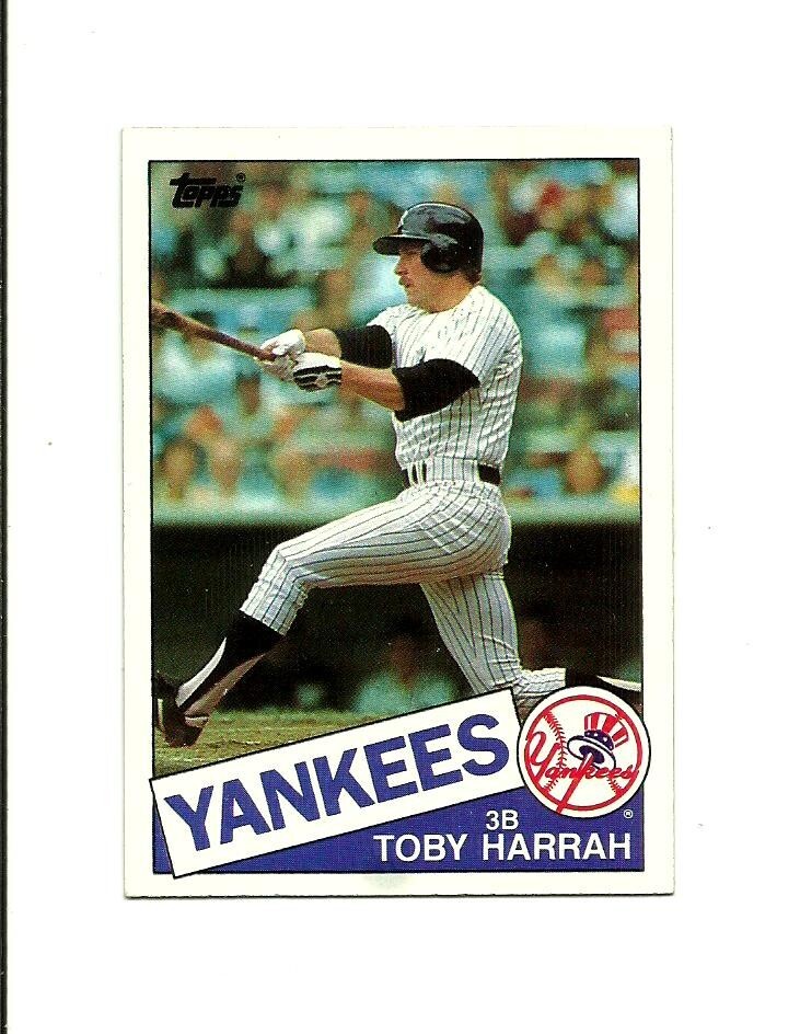 1985 TOPPS #94 Toby Harrah: New York Yankees: Third Base: Baseball Card ...