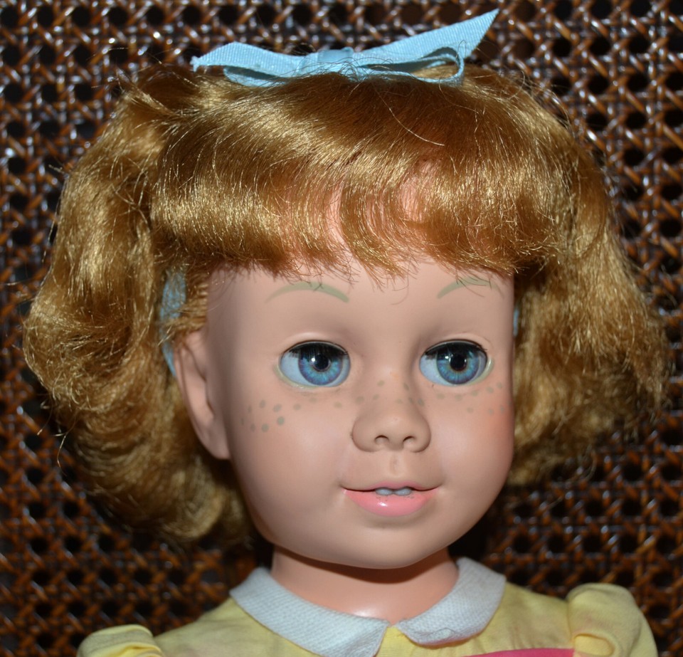 Vintage 1960's Mattel Canadian Blonde BOB Chatty Cathy Doll LOUD Clear ...