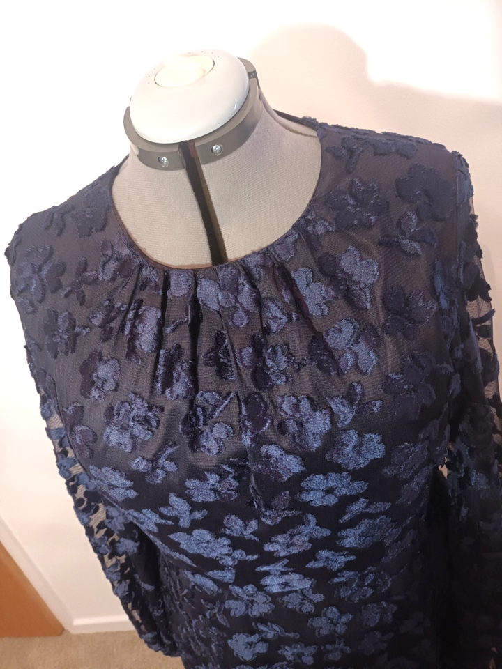 Phase Eight Navy floral dress. Size 16. Very good condition | eBay UK