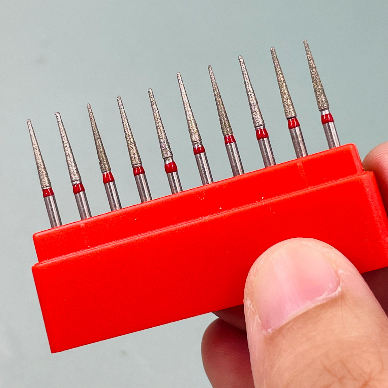 10-500pc Dental Diamond Burs Burr FG 1.6mm Tips TC-11F for High Speed ...