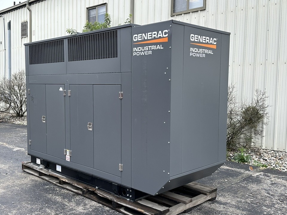 150 KW GENERATOR DIESEL GENERAC 120/240 VOLT 1 PH FPT SD150 ENCLOSED ...