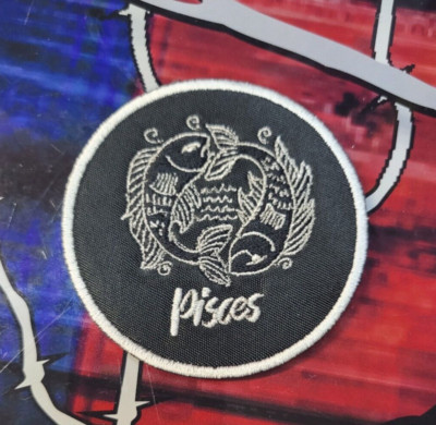 EMBROIDERED PISCES PATCH (Please Read Ad) | eBay