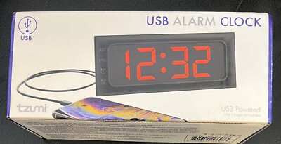 Tzumi USB Digital Alarm Clock Open Box A82 | eBay