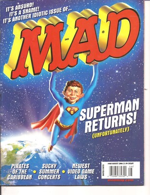 Mad Magazine #468 Aug 2006 Superman Returns! (unfortunately) and more ...