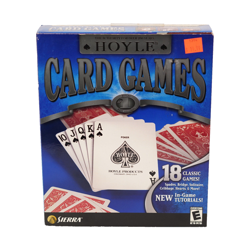 Sierra Hoyle Card Games 18 COLLECTION 2003 PC Windows Gin Poker Bride ...