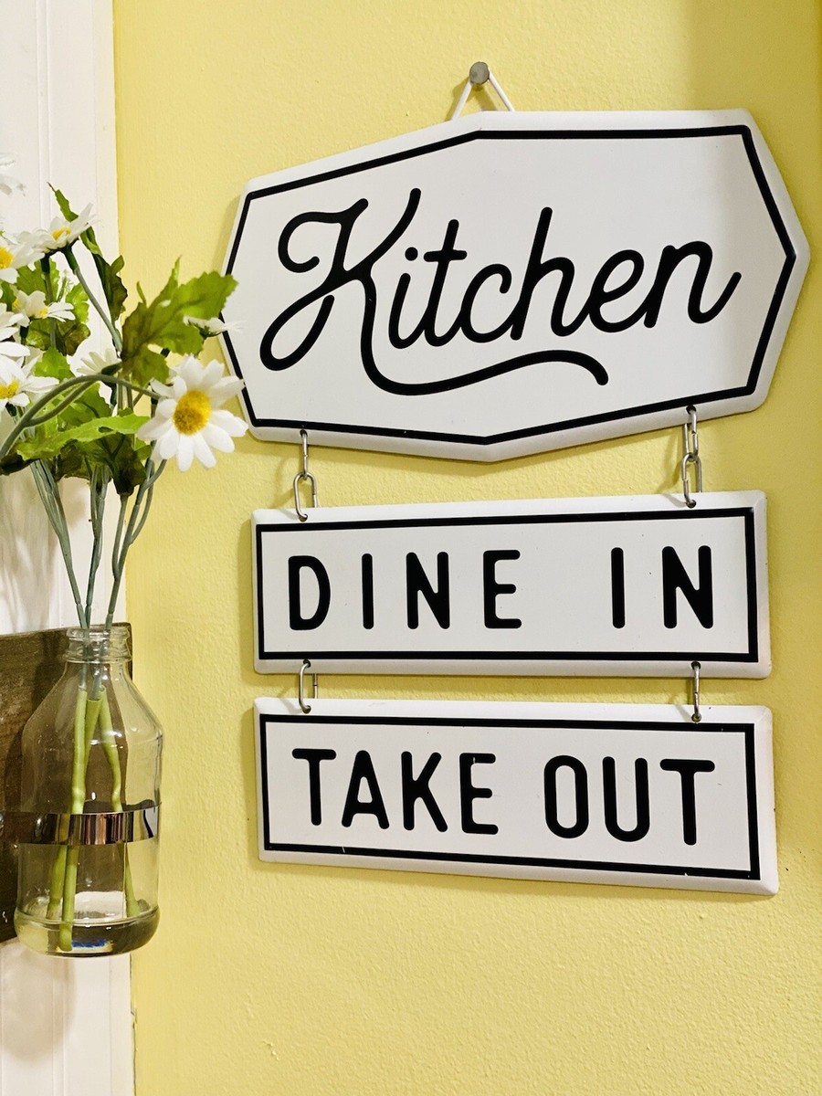 Open Retro Kitchen Signs
