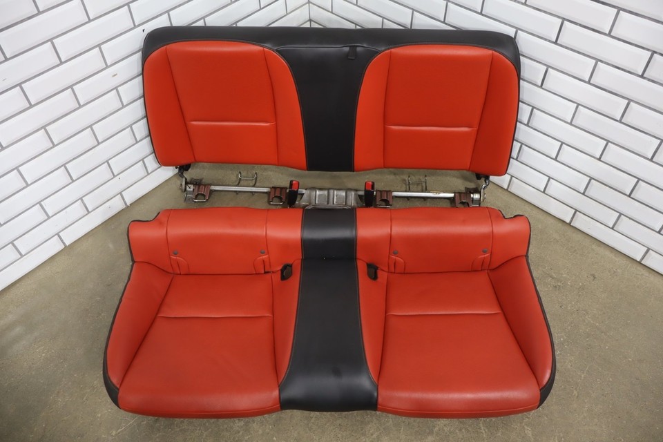 2010 - 2015 Chevrolet Camaro SS Coupe Orange Leather Seat Set with ...