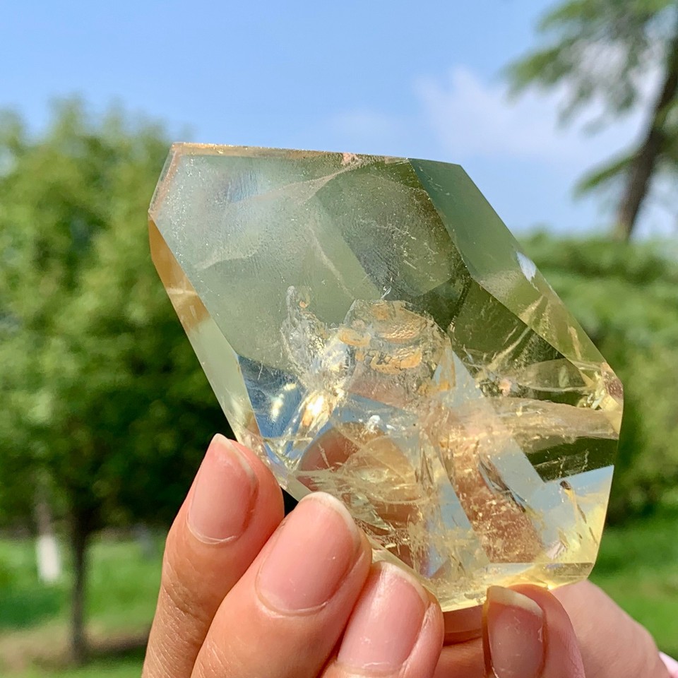 118G AAA Grade Natural Citrine Freeform Quartz Crystal Healing Energy ...