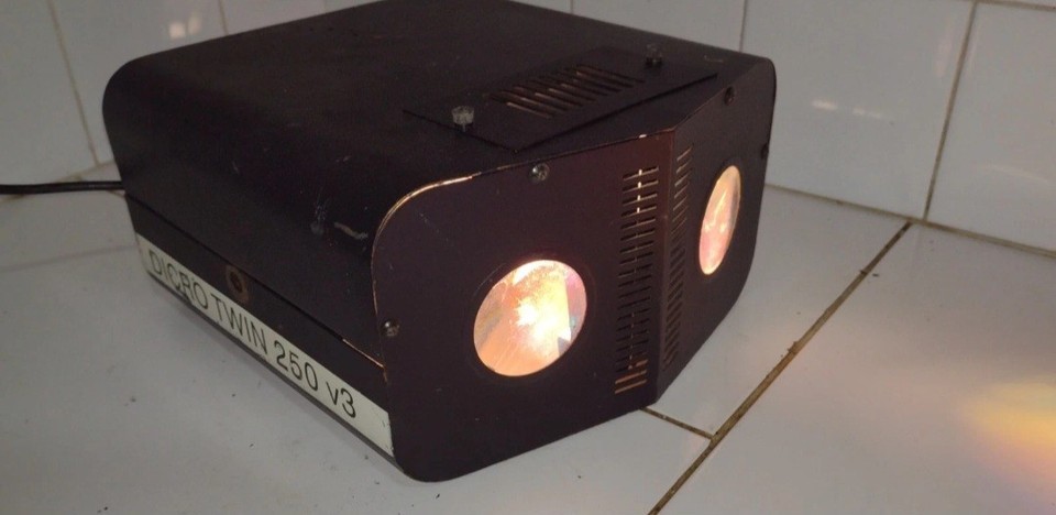 ProLight Dicrotwin Retro Vintage Disco DJ Party Light. Very Bright 250w ...