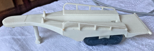 Vintage 1960s MARX Operation MOON BASE White Missile Trailer Lunar ...