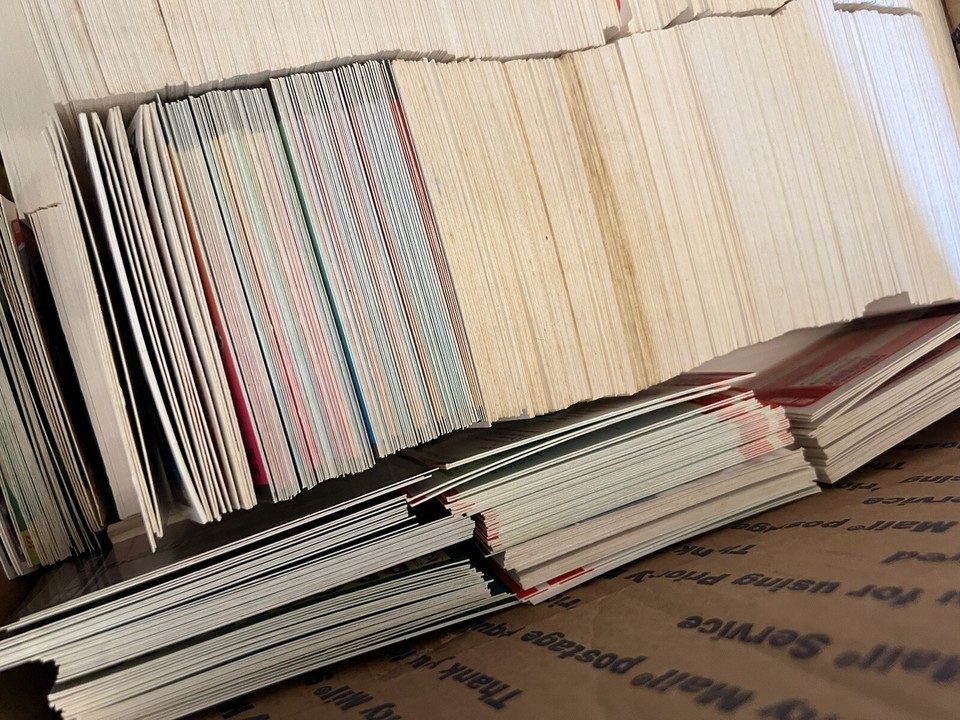 Mystery LARGE LOT OF VINTAGE 90s GREER BASEBALL CARDS WITH STARS 2200 ...