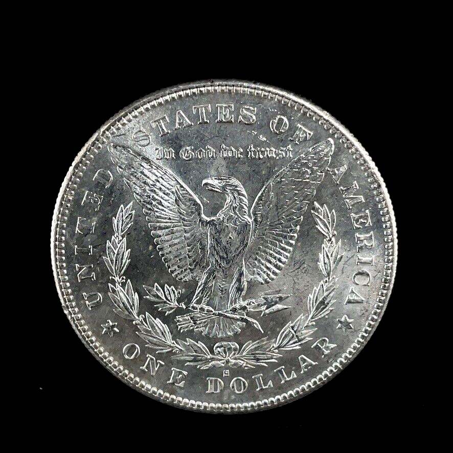1878-S OBV PL-Proof Like Morgan Dollar GEM BU. 90% Silver Coin # 1607 ...