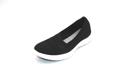 CLARKS CLOUDSTEPPER Women's Clarks Adella Moon Slip-On BLACK 261 ...