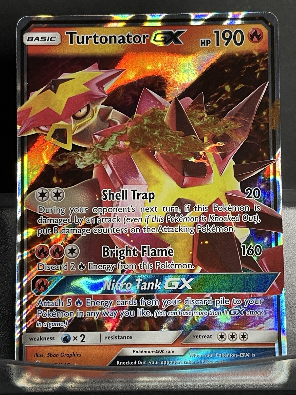 Turtonator GX 18/145 - Sun&Moon: Guardians Rising - Ultra Rare Pokemon ...
