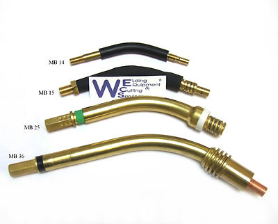 Euro Mig Welding Torch Lance Swan Neck MB14 MB15 MB25 MB36 Torch Neck ...