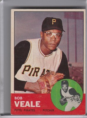 1963 TOPPS #87 BOB VEALE PITTSBURGH PIRATES 5166 | eBay