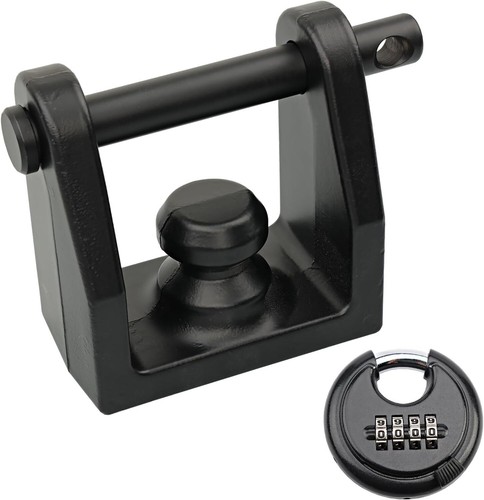 TL-20 Heavy-Duty Trailer Coupler Lock w/ Padlock For Bulldog Style ...