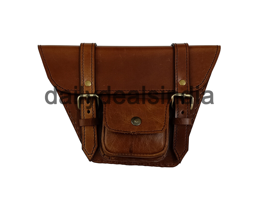 Fit For Royal Enfield Interceptor 650 Genuine Leather Side Panel Bag ...