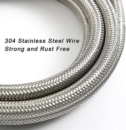 Lot 25 Refrigerator Braided Ice Maker Supply Line 1/4" X 1/4" Comp X 72 ...