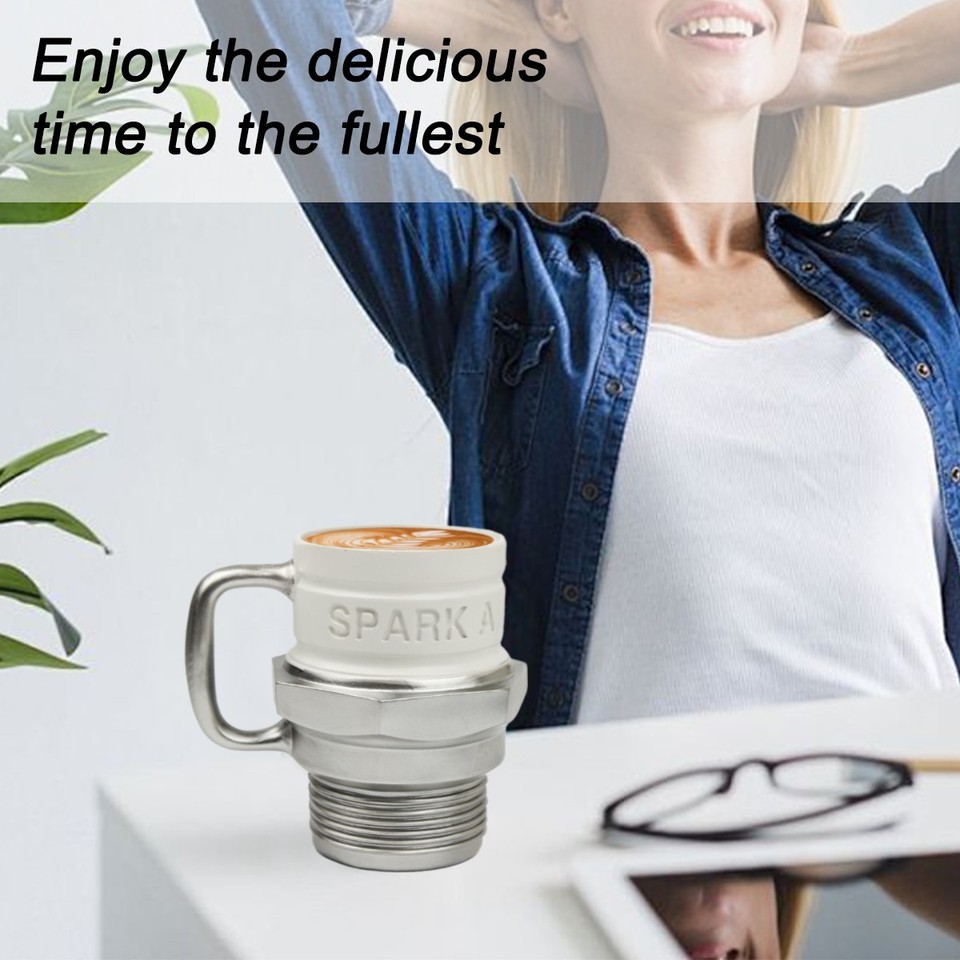 Spark Plug Mug, Engine Spark Plug Design, Novelty Coffee Mug | eBay UK