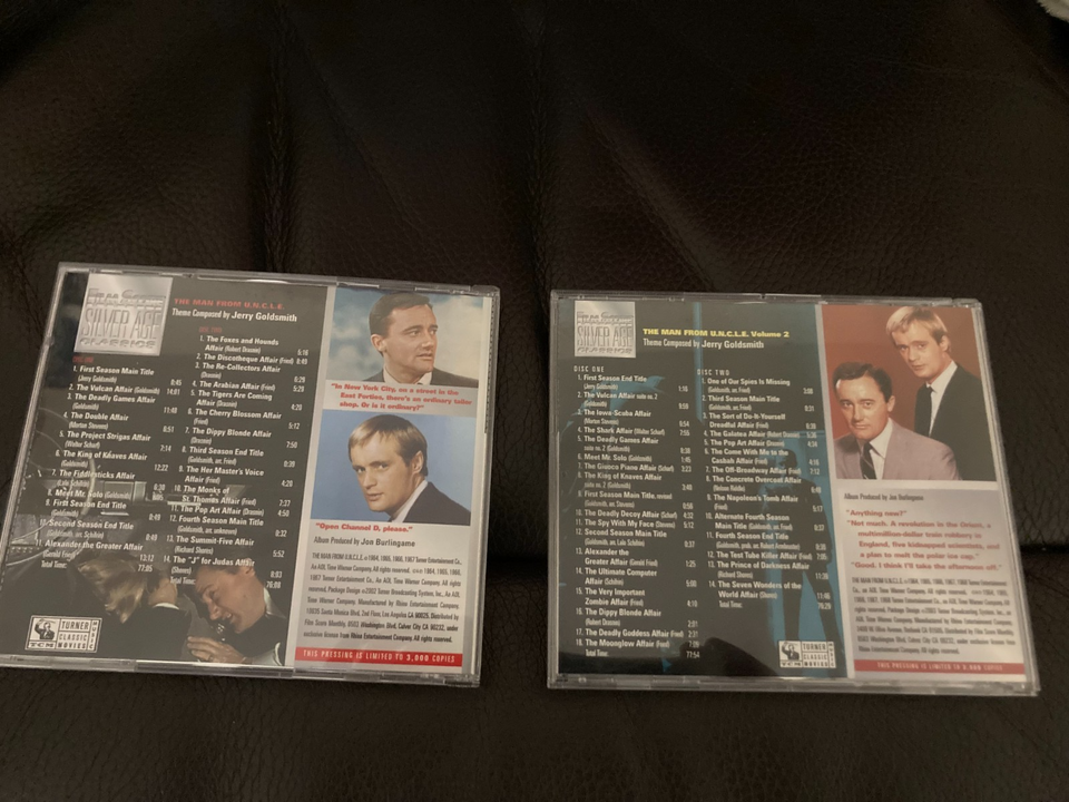 The Man From UNCLE Original Soundtrack - Vol 1 & Vol 2 | eBay UK