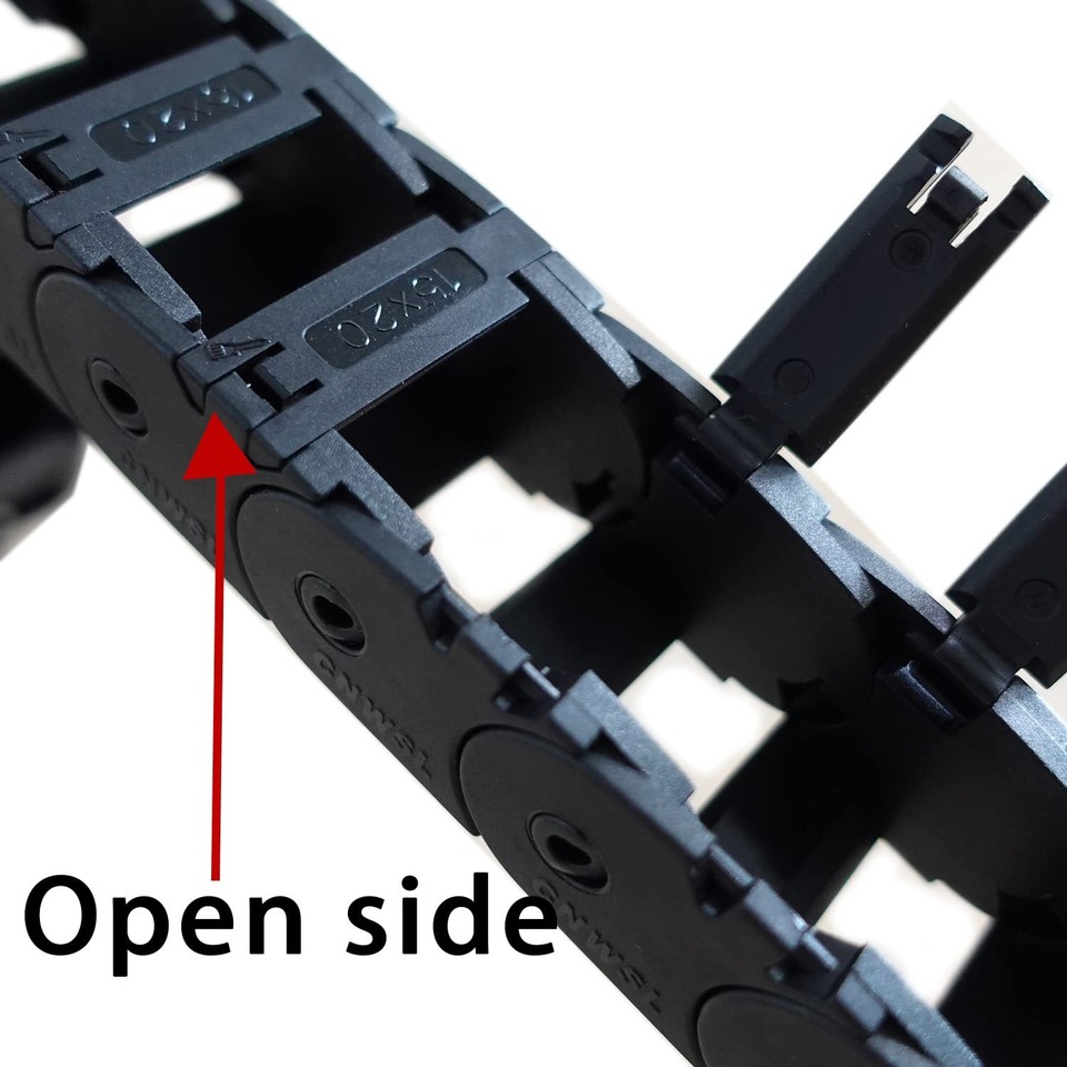Drag Chain Cable Carrier Open Type R28 Wire Cable Chain CNC Router ...