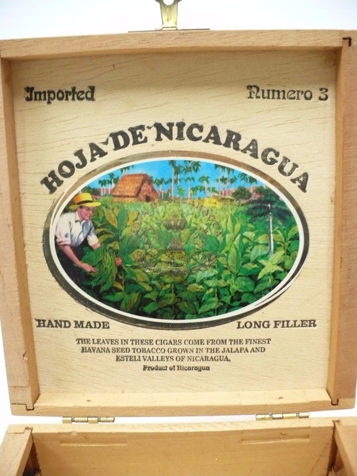 Hoja De Nicaragua Jalapa Valley Cigar Box | eBay