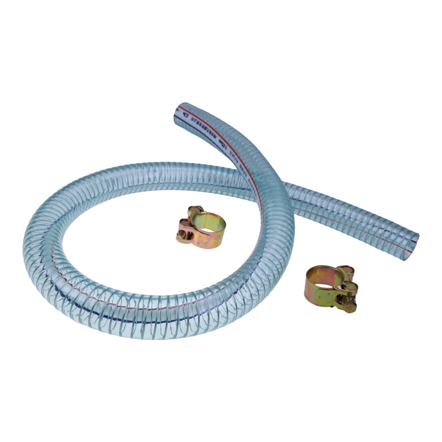 39''L 1" ID Universal Log Splitter Heavy-Duty Steel Wire Suction Hose W ...