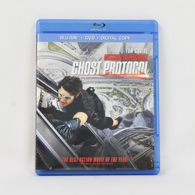 Mission: Impossible - Ghost Protocol (2-Disc: Blu-ray/DVD) Tom Cruise ...