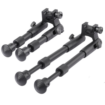 6"/ 6''-9" Hunting Rifle Bipod Adjustable Legs Spring Return 20mm ...