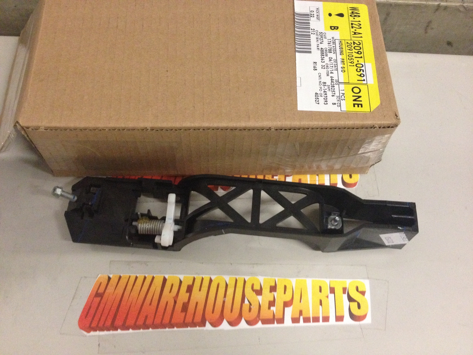 EQUINOX MALIBU G6 TRAVERSE PASSENGER OUTSIDE DOOR HANDLE HOUSING GM ...