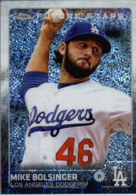 2015 Topps Update Chrome Los Angeles Dodgers Baseball Card #US280 Mike ...