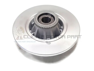 RENAULT TRAFIC 2001-2014 REAR 1 BRAKE DISC + FITTED WHEEL BEARING & ABS ...